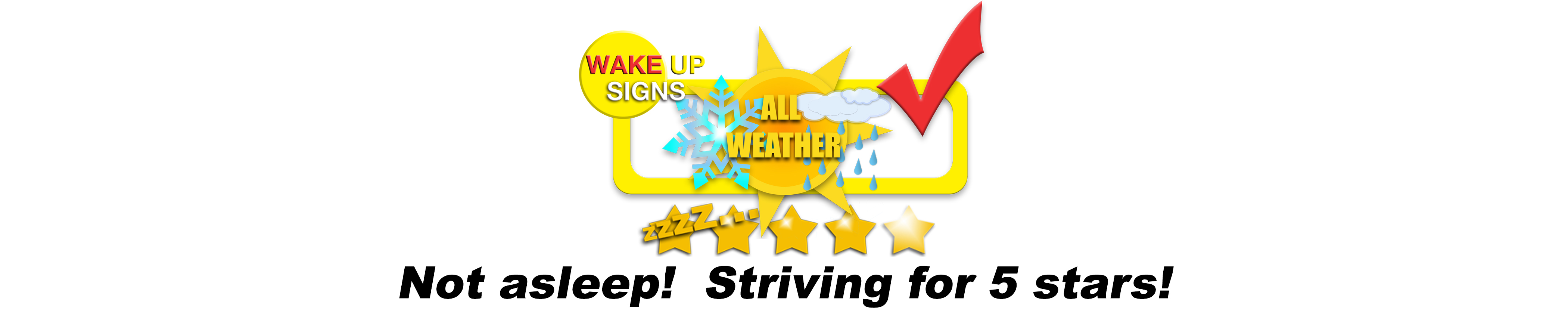 Amazon.com: WAKE UP SIGNS