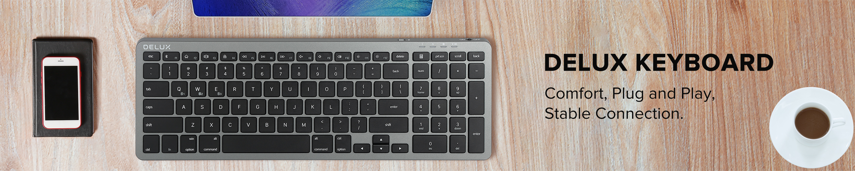 Amazon.ca: DeLUX: ERGONOMIC KEYBOARD
