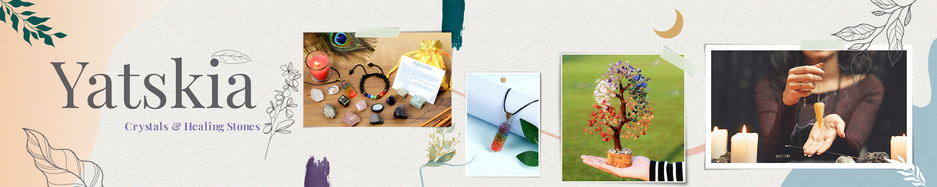 Amazon.ca: YATSKIA: Crystal Tree 10-12 Inch