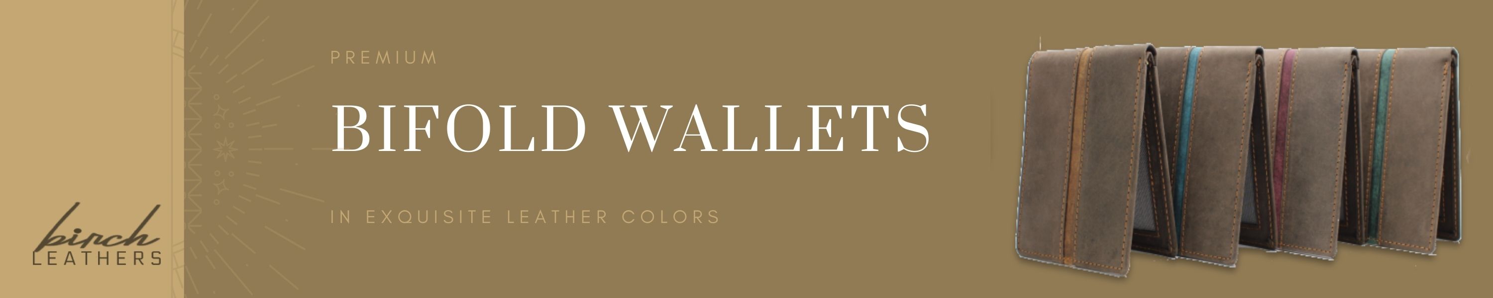 Amazon.com: Birch Leathers: Bifold Wallets