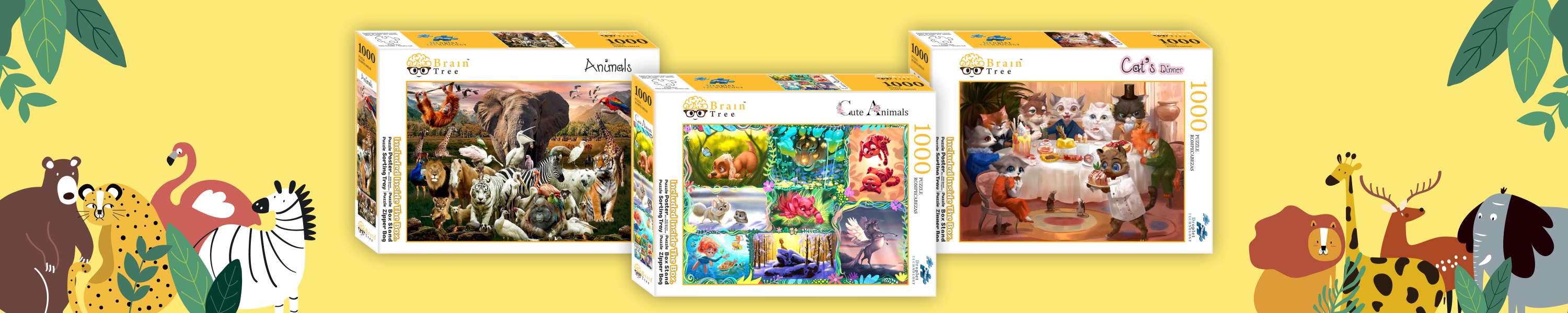 Amazon.com: Brain Tree Games: Animal Puzzles