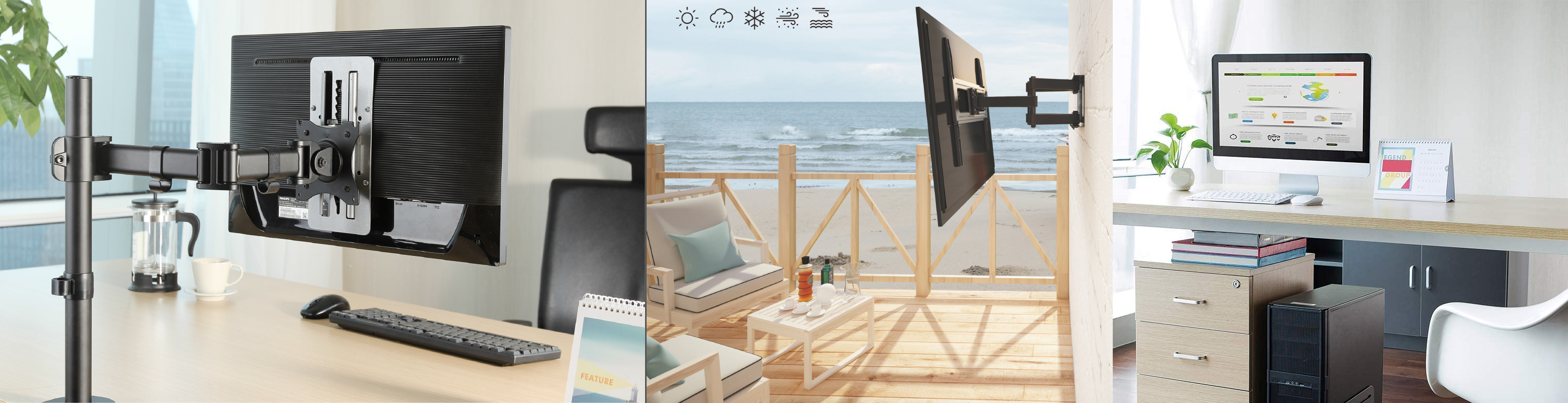 Amazon.com: Mount Plus For Home & Office: Small TV Wall Mount