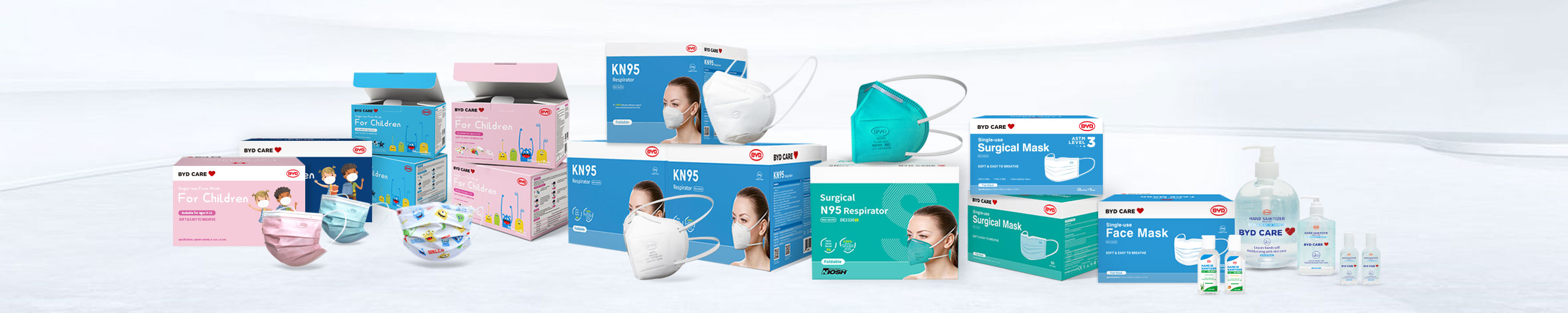 Amazon.com: BYD CARE: 3-Ply Single Use Masks