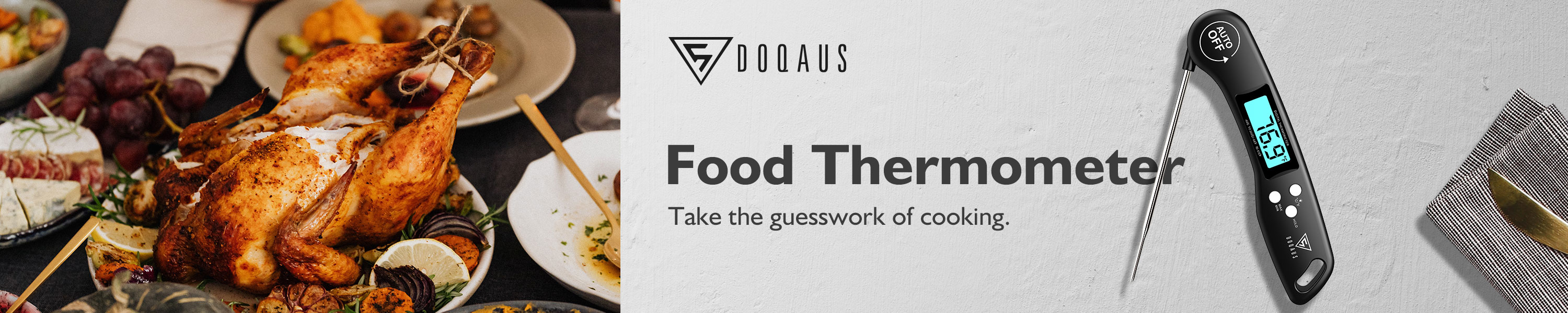 Amazon.com: DOQAUS: MEAT THERMOMETER & TIME