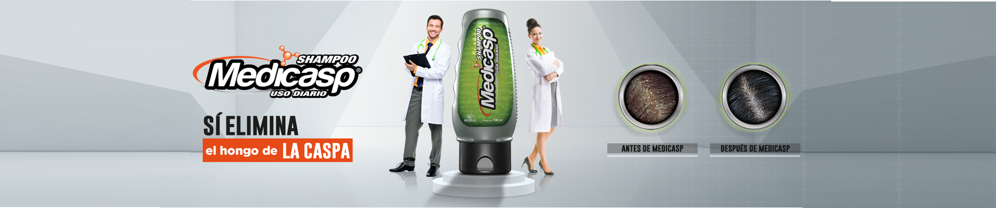 Amazon.com.mx: Genomma Lab: Medicasp - Elimina la caspa