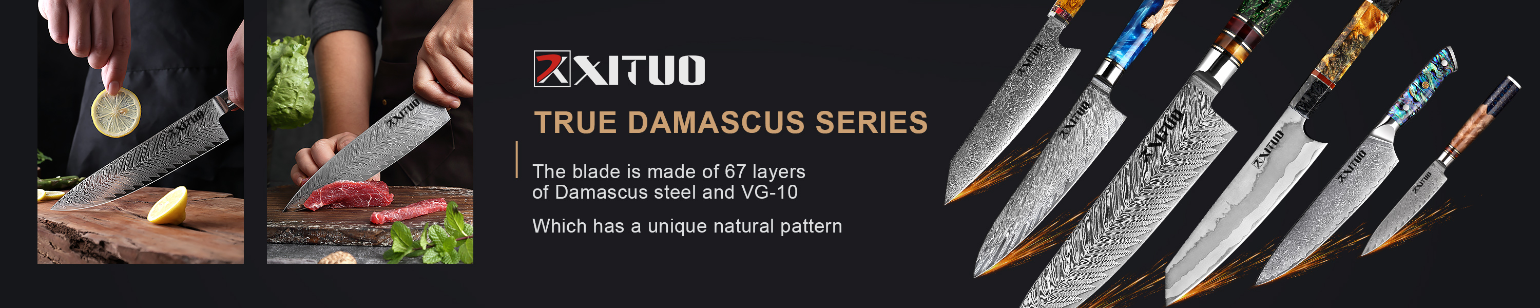 Amazon.ca: XT XITUO PRO KITCHEN KNIVES: DAMASCUS CHEF KNIFE