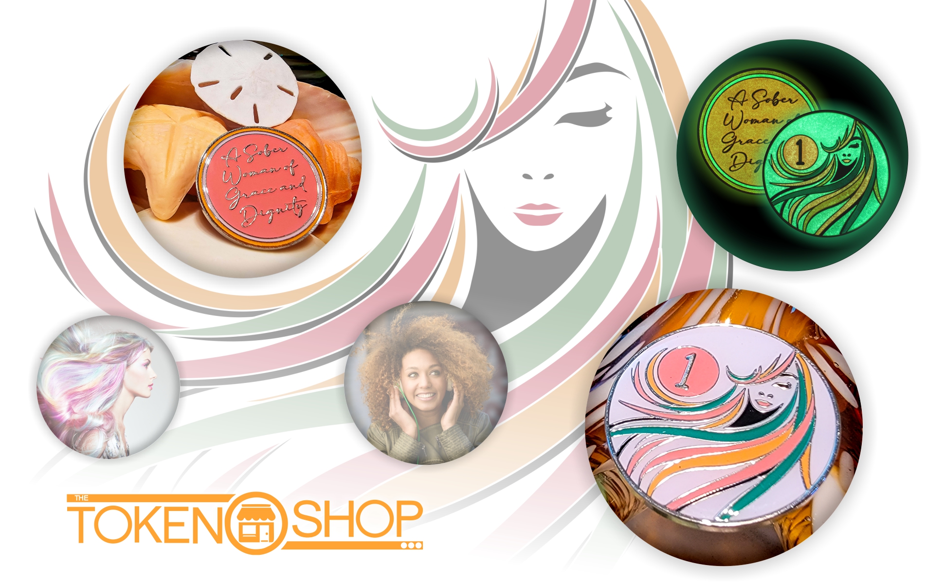 Amazon.com: The Token Shop: Sober Woman AA Chips