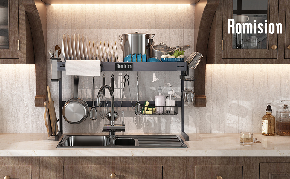 Amazon.com: Romision: Over Sink Dish Drying Rack