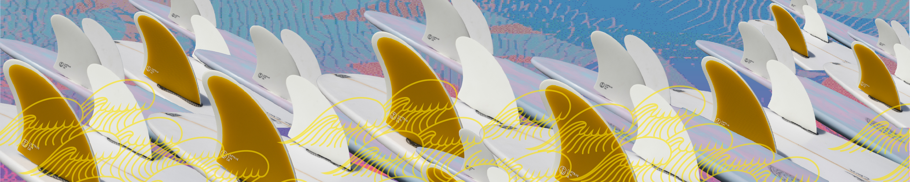 Amazon.com: Captain Fin Co.: Twin Fins