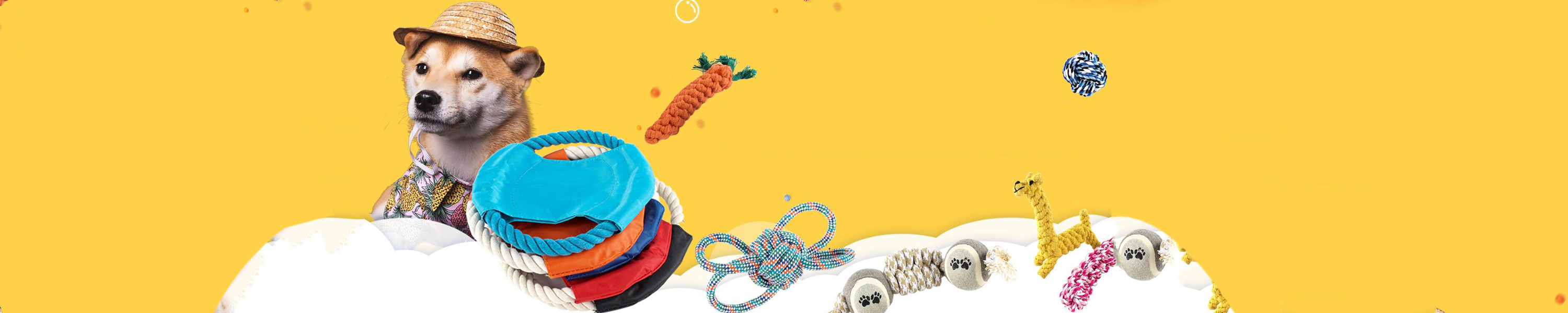 Amazon.com: Cenme: COTTON ROPE TOY