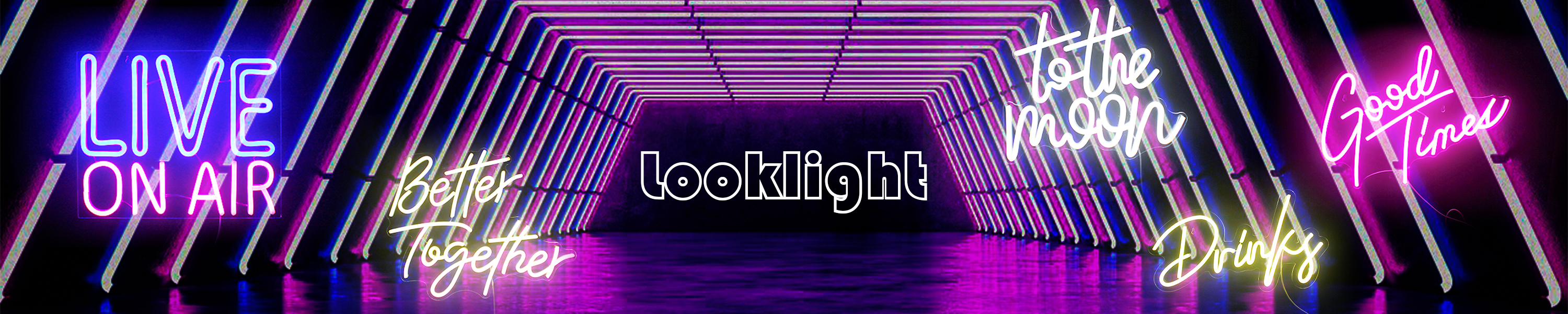 Amazon.com: Looklight Neon Sign: pattern neon sign