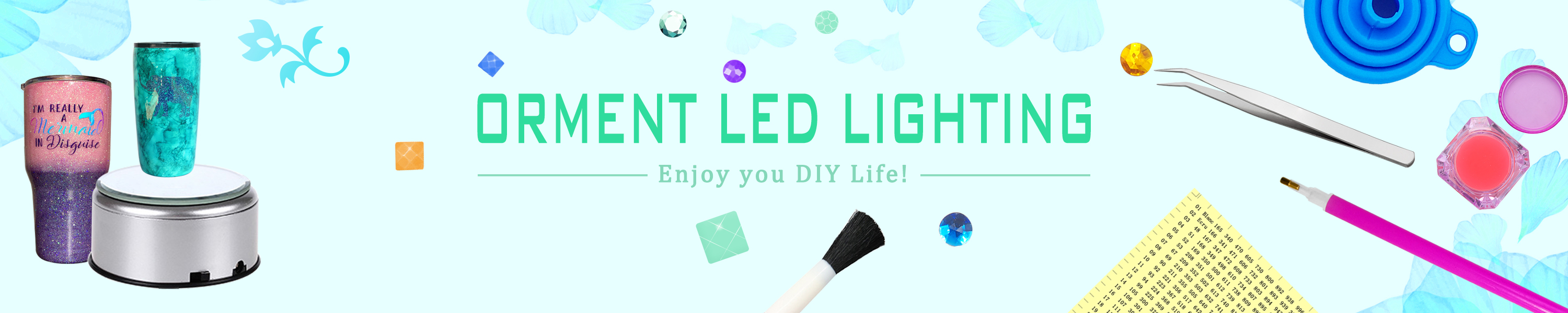 Amazon.com: ORMENT LED LIGHTING: Diamond Painting Tools