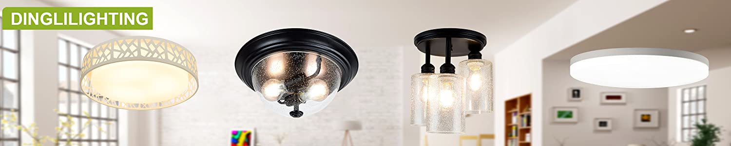 Amazon.ca: DINGLILIGHTING: CLOSE TO CEILING LIGHT FIXTURES