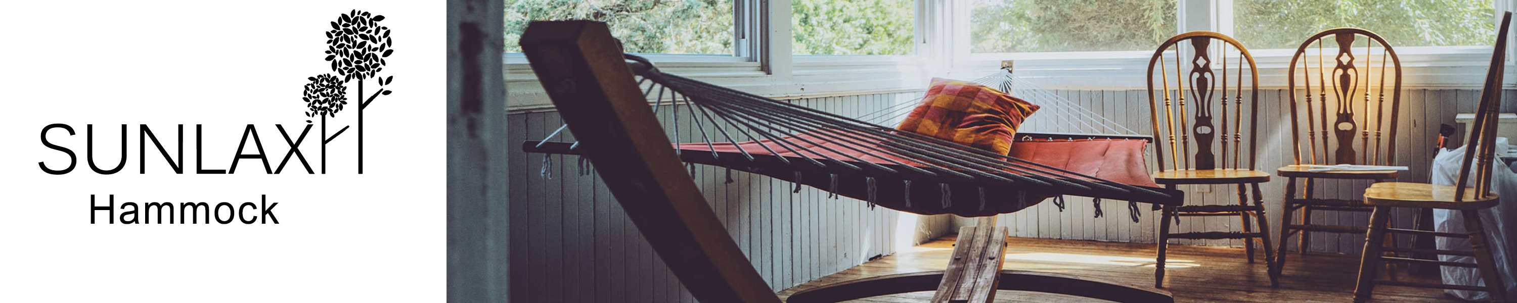 Amazon.com: SUNLAX : Curved-Bar Bamboo hammock