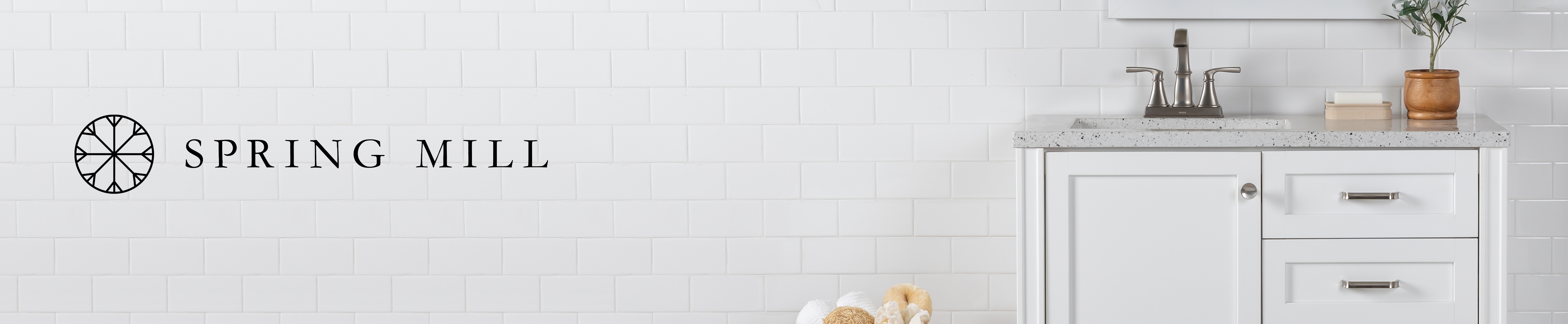 Amazon.com: Spring Mill Cabinets: White Vanities