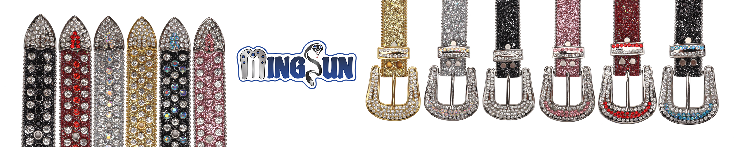 Amazon.com: MINGSUN: SHINING RHINESTONES BELTS