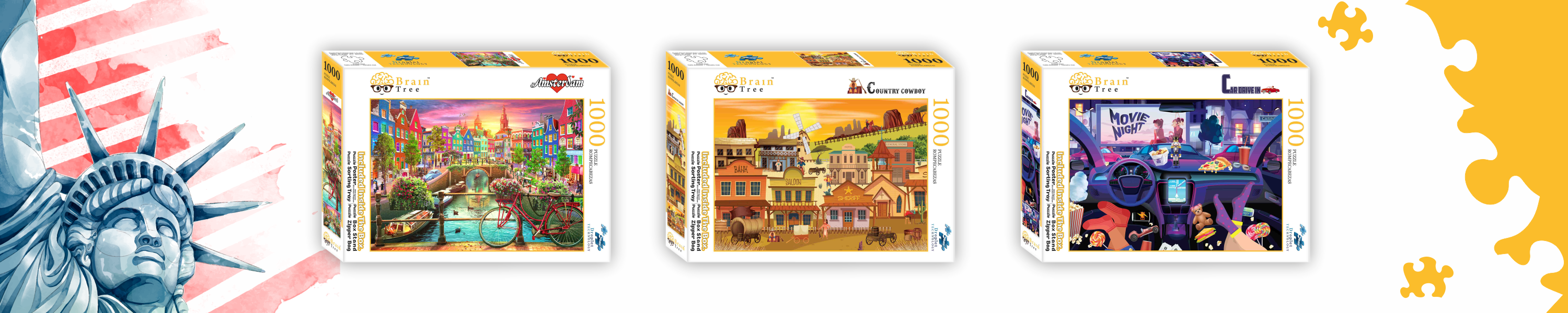 Amazon.com: Brain Tree Games: American Puzzles