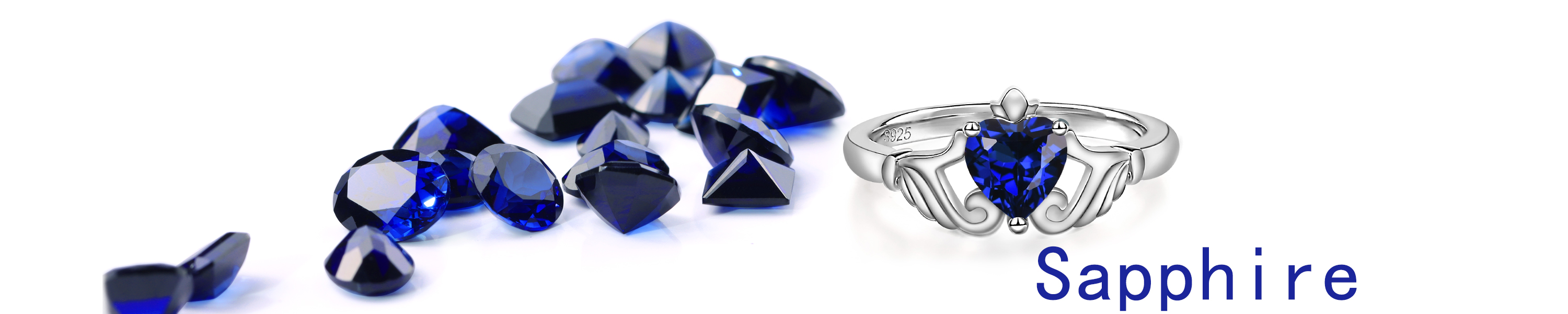 Amazon.com: LUO JEWELRY: Sapphire for September